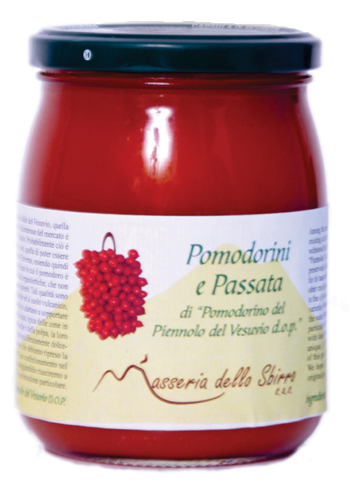 Sieved Tomatoes Made From Pomodorino Del Piennolo Del Vesuvio Dop - Jar ...